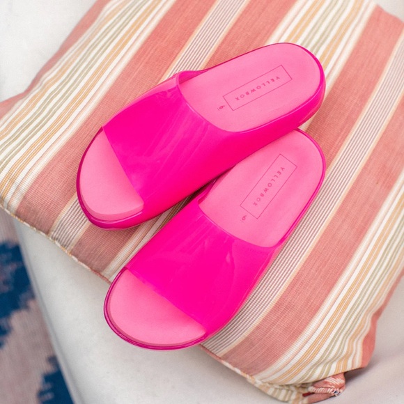 Yellow Box | Shoes | Brand New Yellowbox Marana Jelly Slide Pink | Poshmark